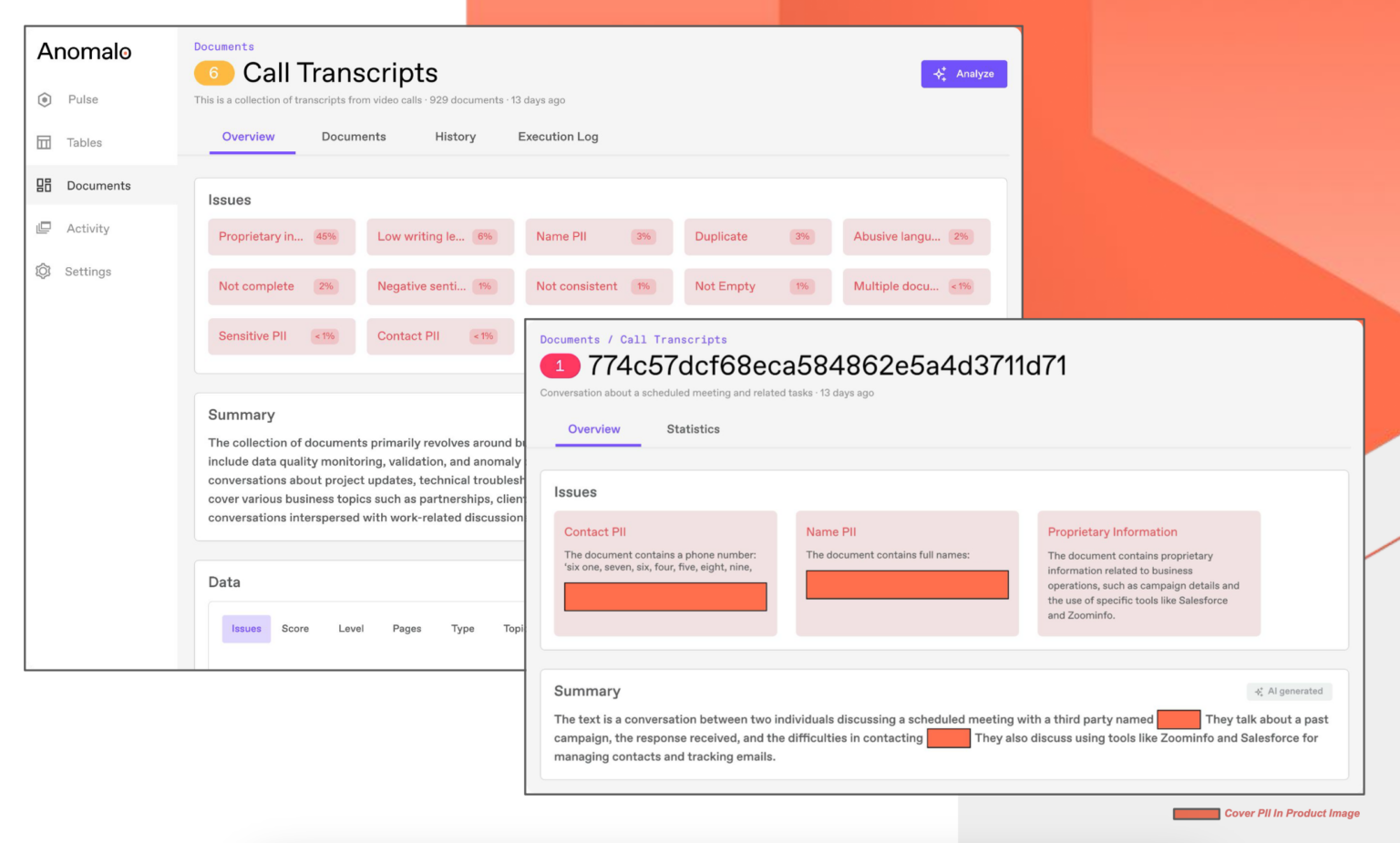 Unstructured Data Monitoring | Anomalo